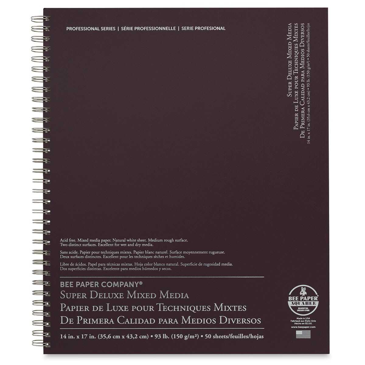 Bee Paper Aquabee Super Deluxe Sketchbook - 17" x 14", 50 Sheets | Michaels