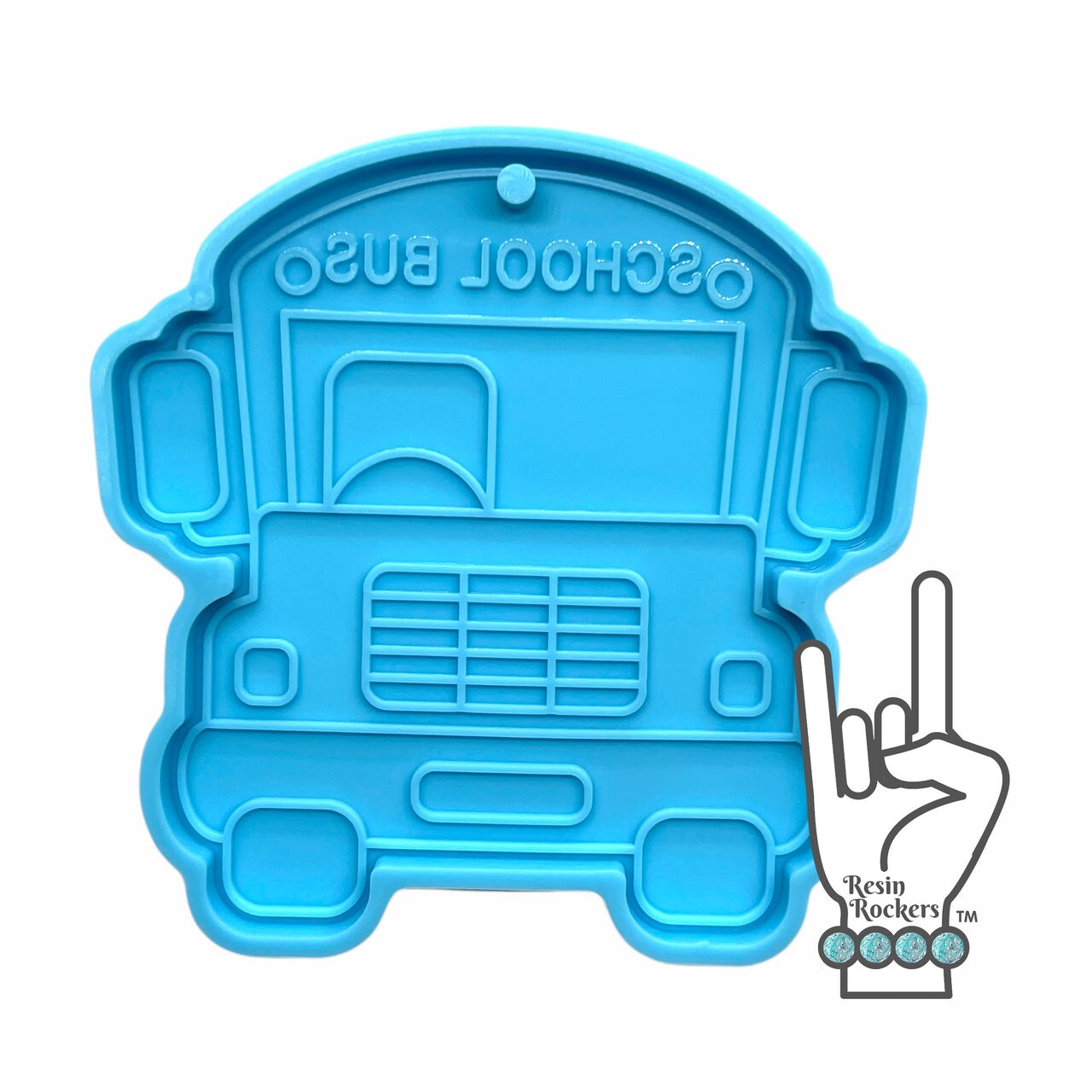 School Bus Keychain or Ornament Silicone Mold for Epoxy Resin Art ...