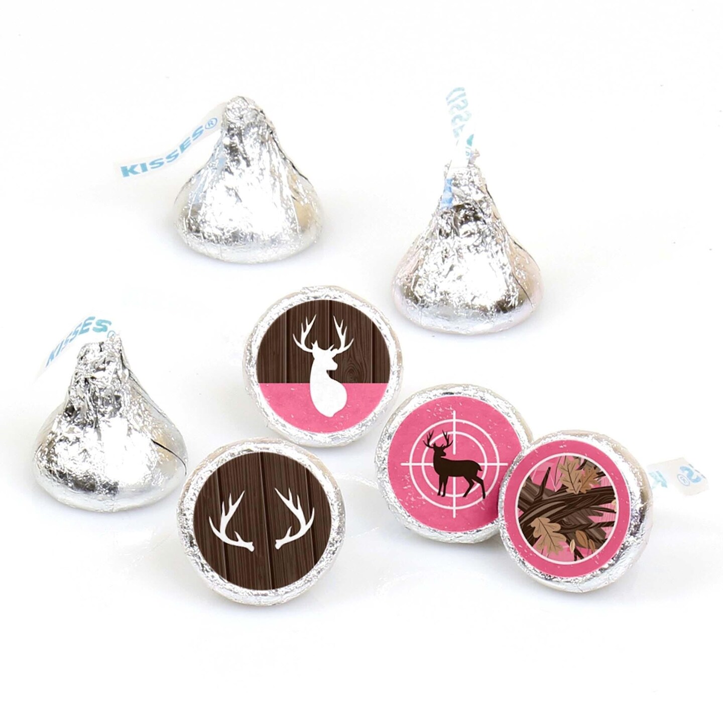 Big Dot of Happiness Pink Gone Hunting - Deer Hunting Girl Camo Party ...