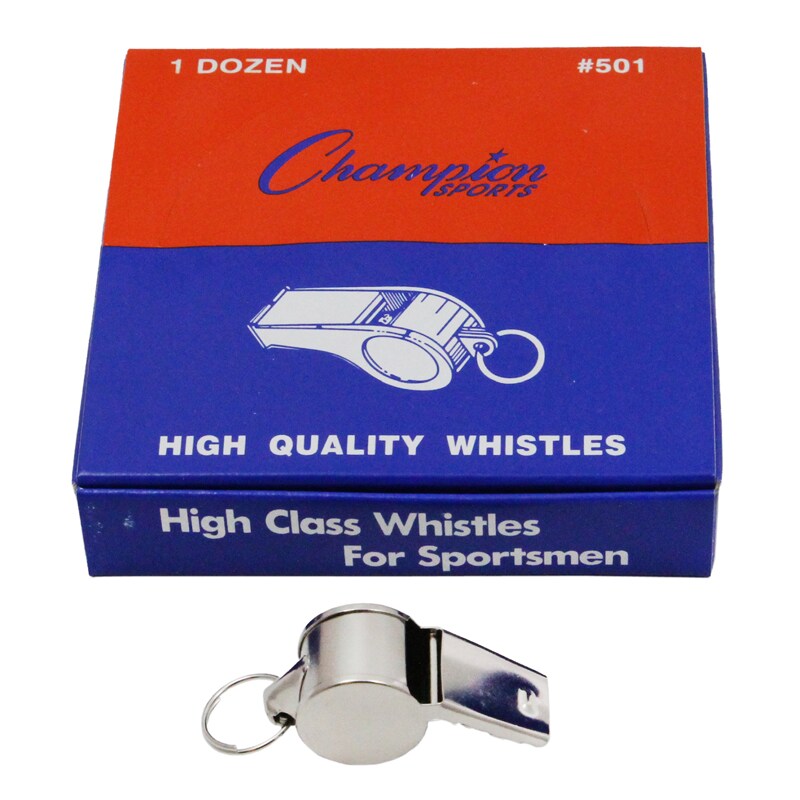 Metal Whistle, Set Of 12, Count: 1 | Michaels
