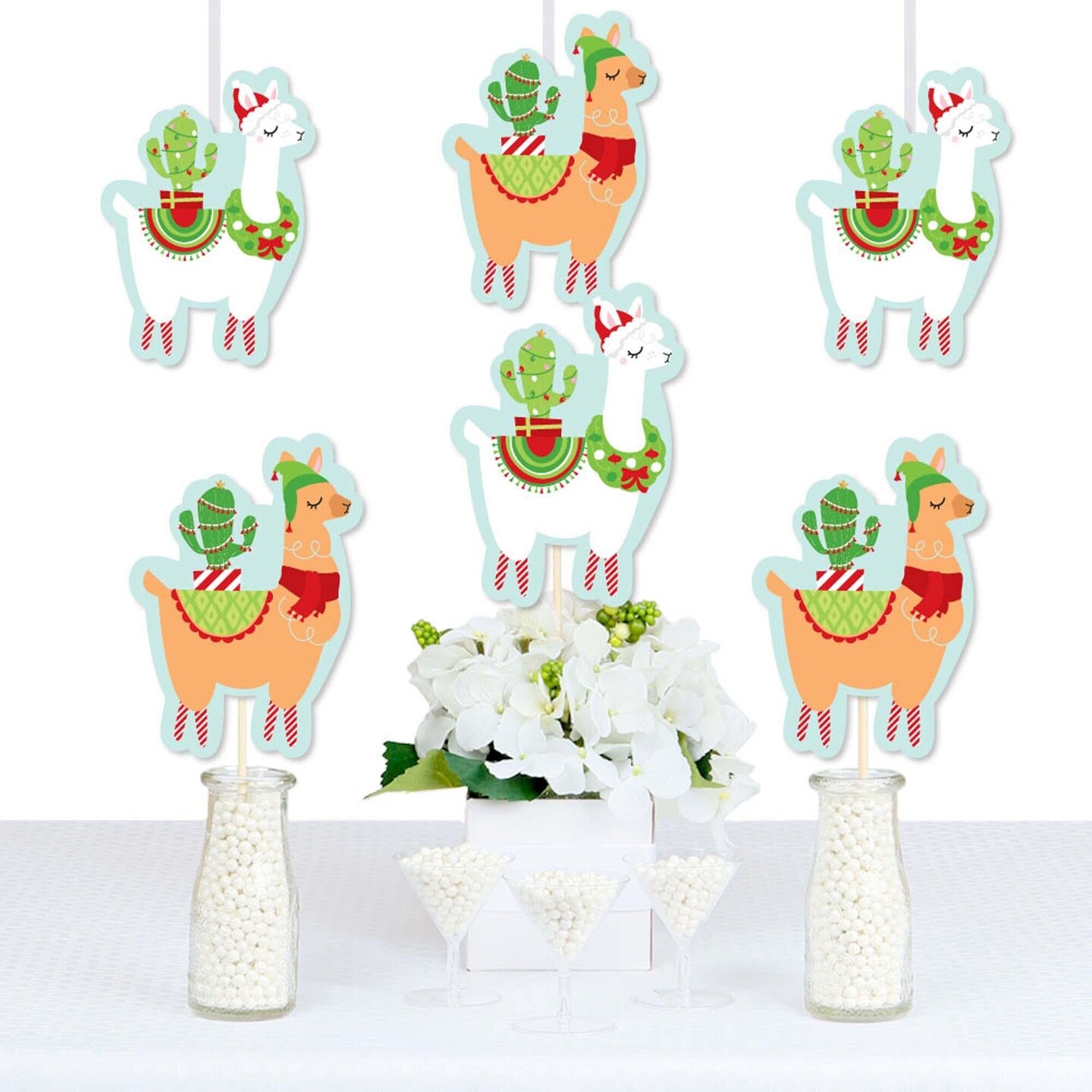 Big Dot of Happiness Fa La Llama - Decorations DIY Christmas and ...