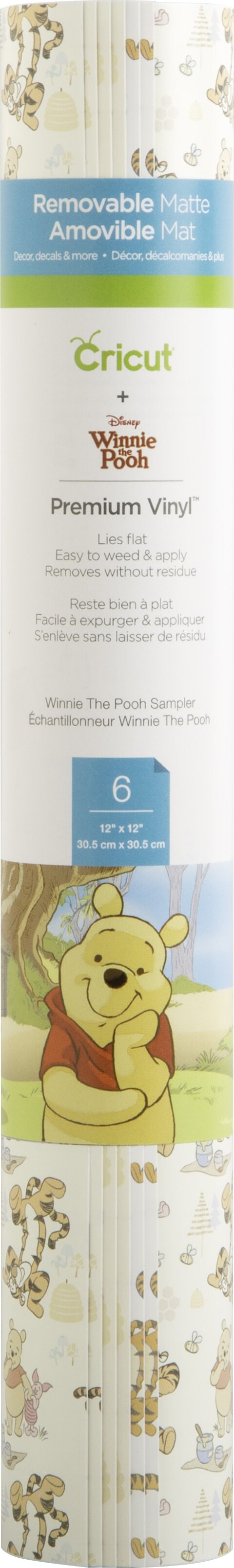 Disney Patterned Vinyl Sampler 12"X12" 6/Pkg-Winnie The Pooh | Michaels