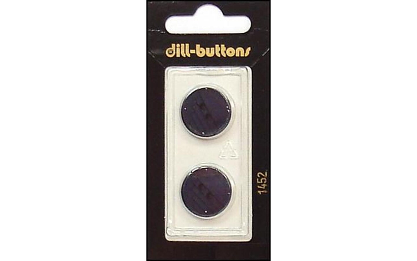 Dill Buttons 18mm 2pc 2 Hole Navy | Michaels