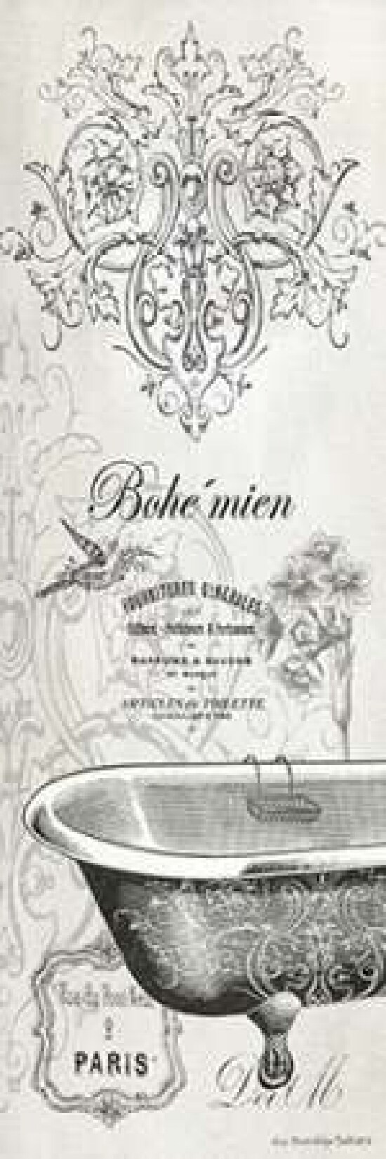 French Bath I Poster Print by Gwendolyn Babbitt - Item # VARPDXBAB022 ...