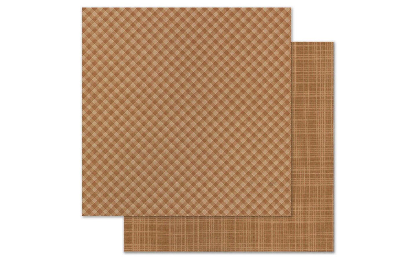 Doodlebug Paper 12X12 Gingham Linen Kraft | Michaels