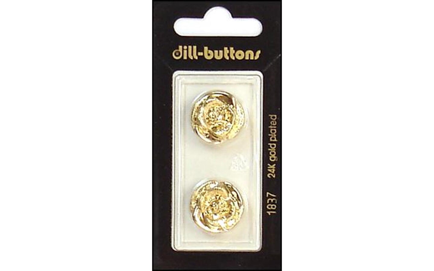 Dill Buttons 18Mm 2Pc Shank Gold | Michaels