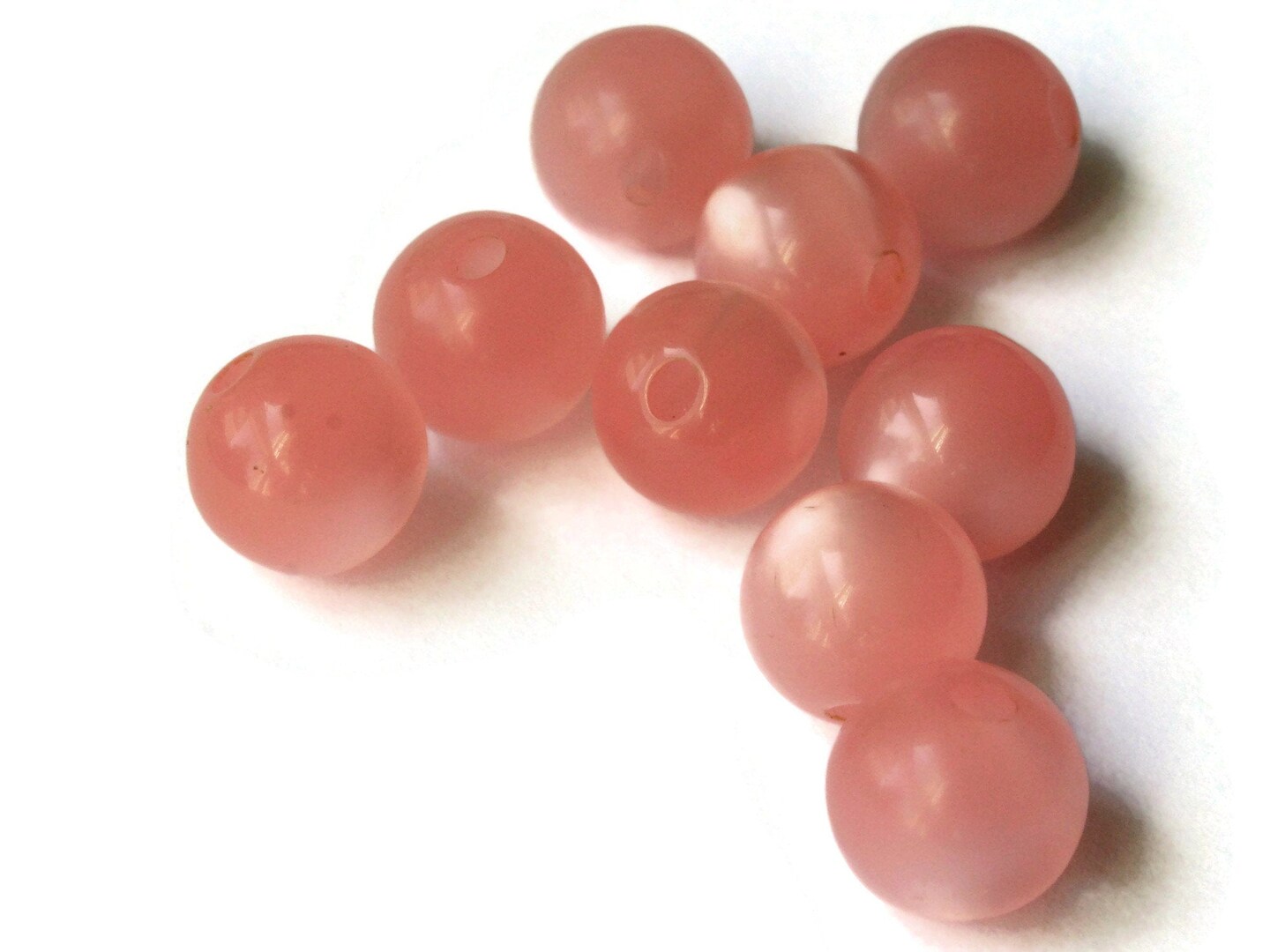 9 11mm Moonglow Pink Ball Buttons - Vintage Lucite Buttons | Michaels