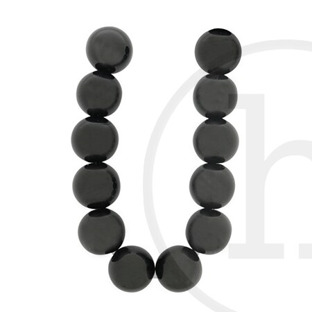 Glass Beads Round Black | Michaels
