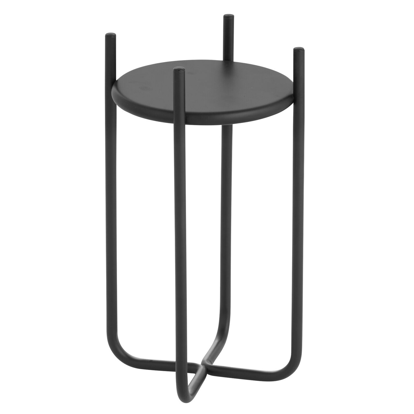 mDesign Metal Steel Modern 12" Medium Crisscross Plant Stand | Michaels