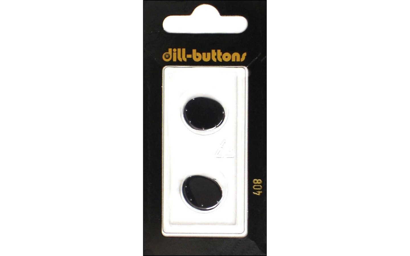 Dill Buttons 15Mm 2Pc Shank Black | Michaels