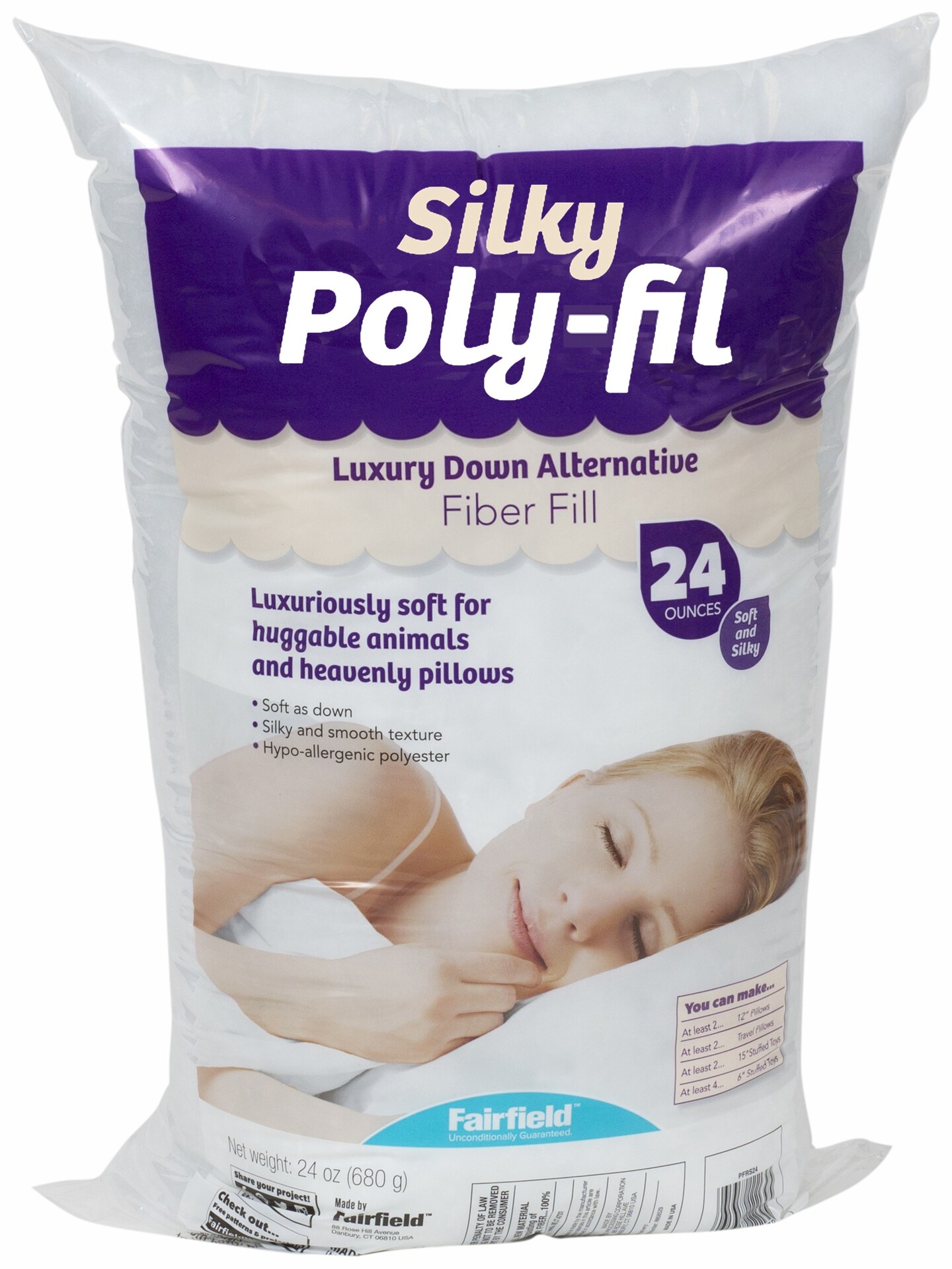 Fairfield Silky Poly-Fil Fiber Fill-24oz Bag | Michaels