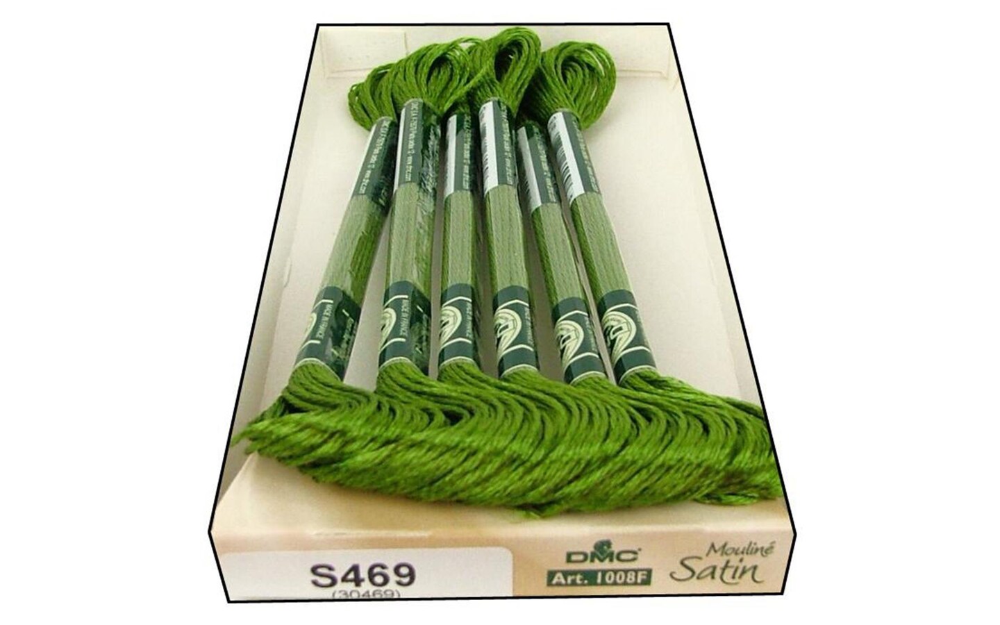 DMC Satin Embroidery Floss Olive Green | Michaels