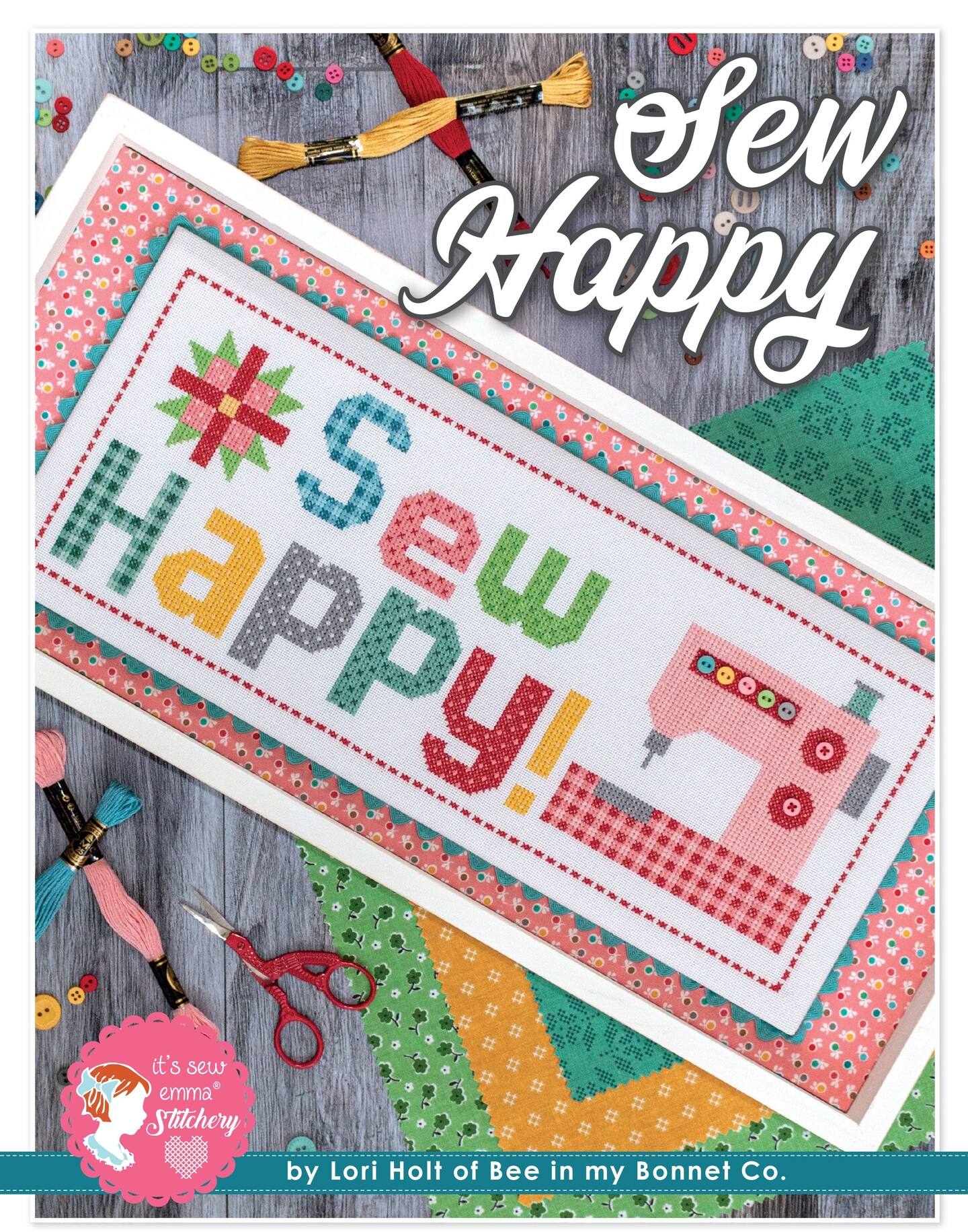 It's Sew Emma Cross Stitch Pattern-Sew Happy By Lori Holt | Michaels