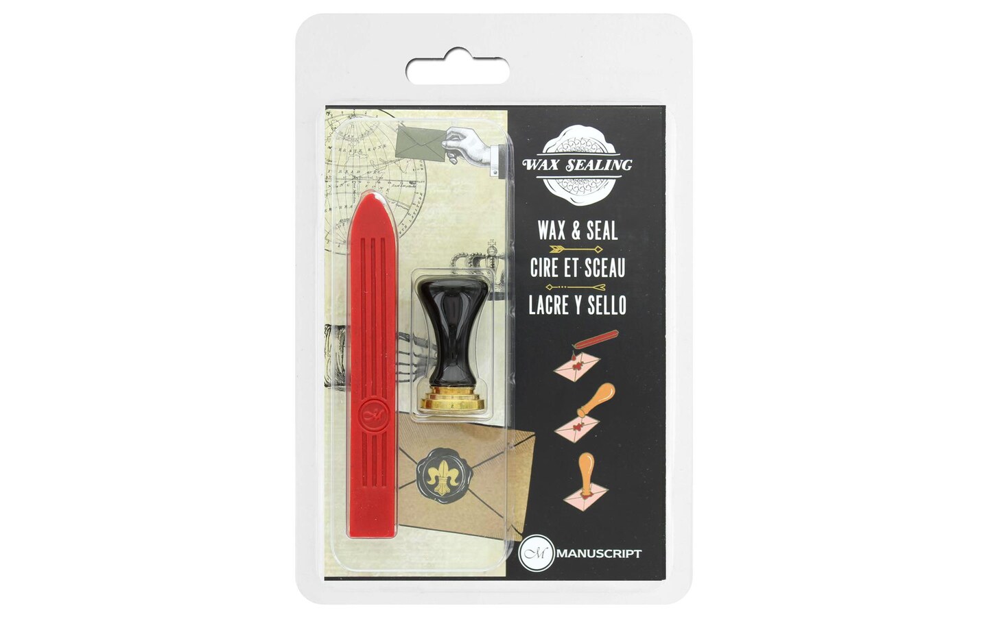 Manuscript Wax Sealing Set Ceram Mini Fleur De Lis | Michaels