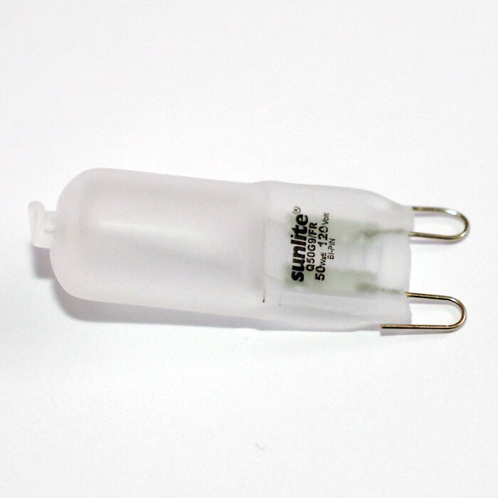 SUNLITE 50w 120v T3.5 G9 Frosted Single Ended Halogen Light Bulb | Michaels