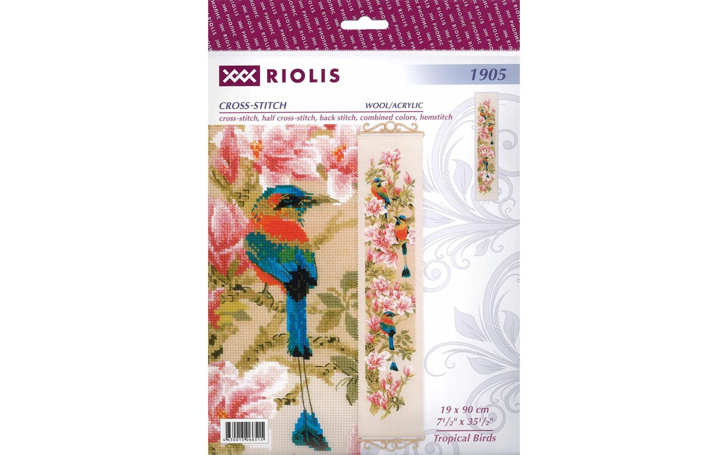Riolis Cross Stitch Kit Tropical Birds | Michaels