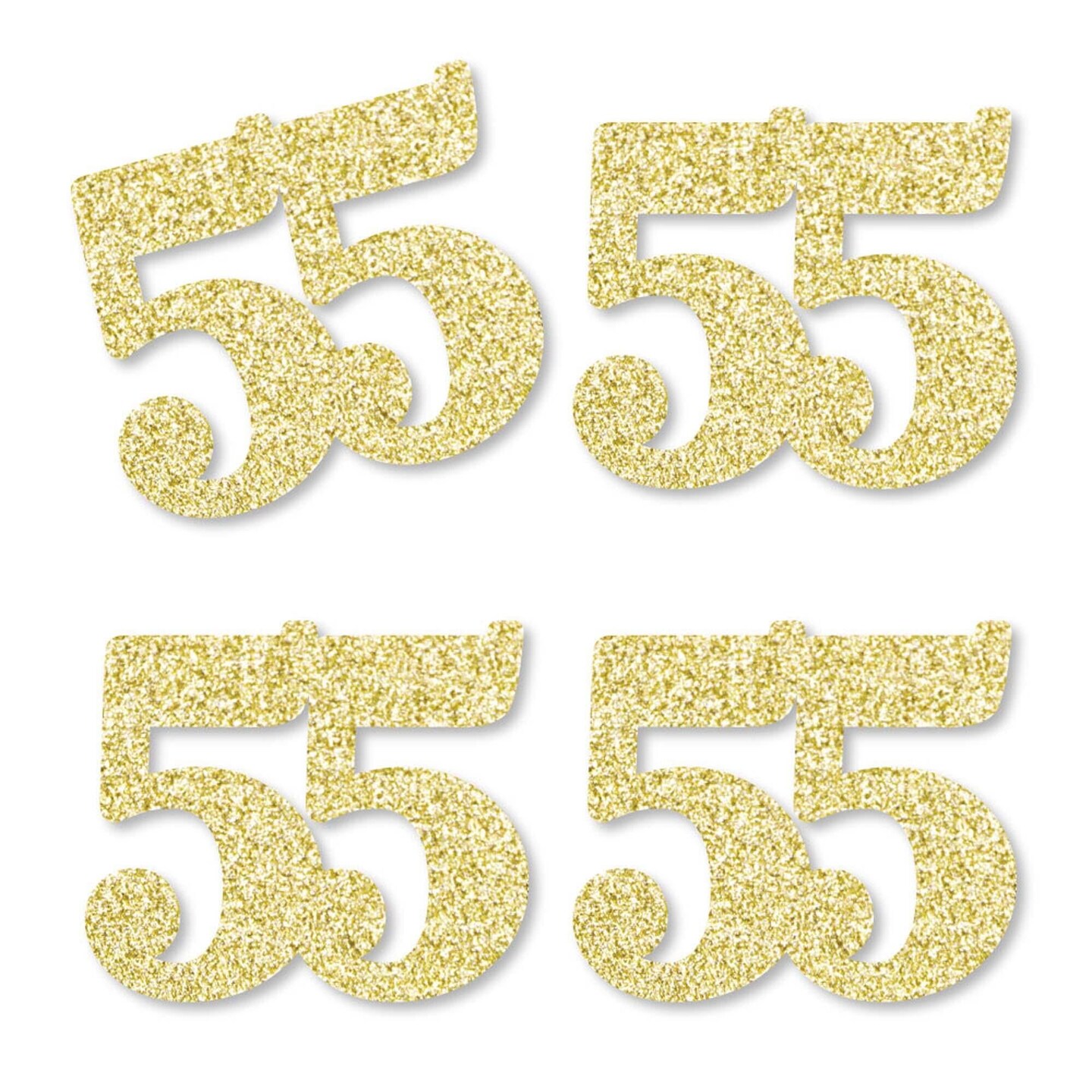 Big Dot of Happiness Gold Glitter 55 - No-Mess Real Gold Glitter Cut ...