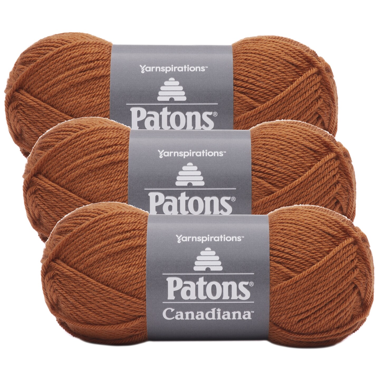 (Pack of 3) Patons Canadiana Yarn - Solids-Apricot, Count: 3 | Michaels