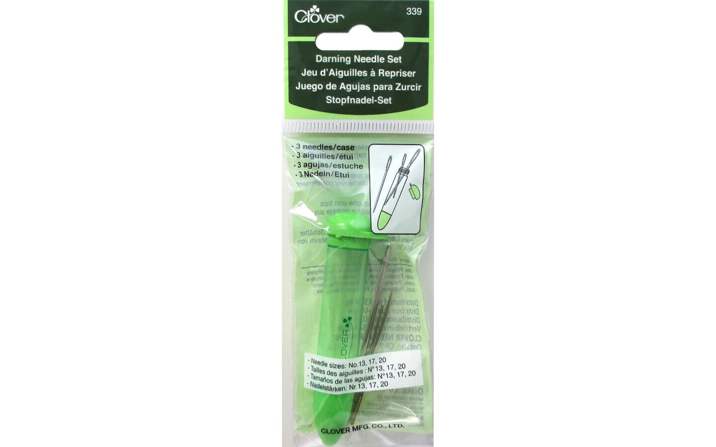 Clover Hand Needle Darning Set 3pc w/Case | Michaels