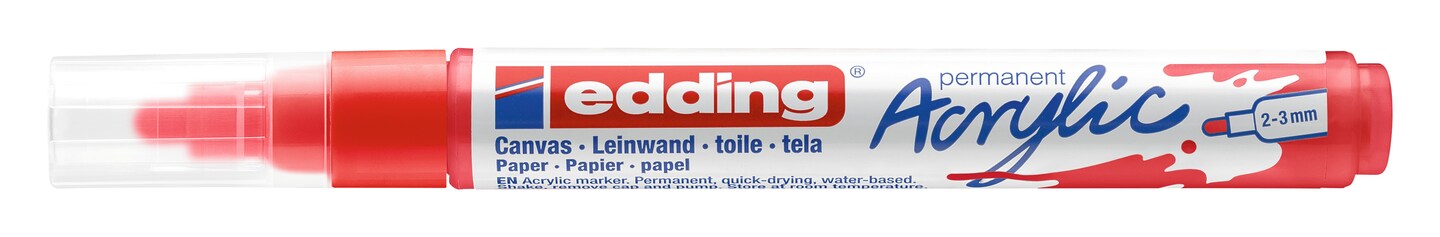 edding 5100 Acrylic Markers, Medium, Traffic Red | Michaels