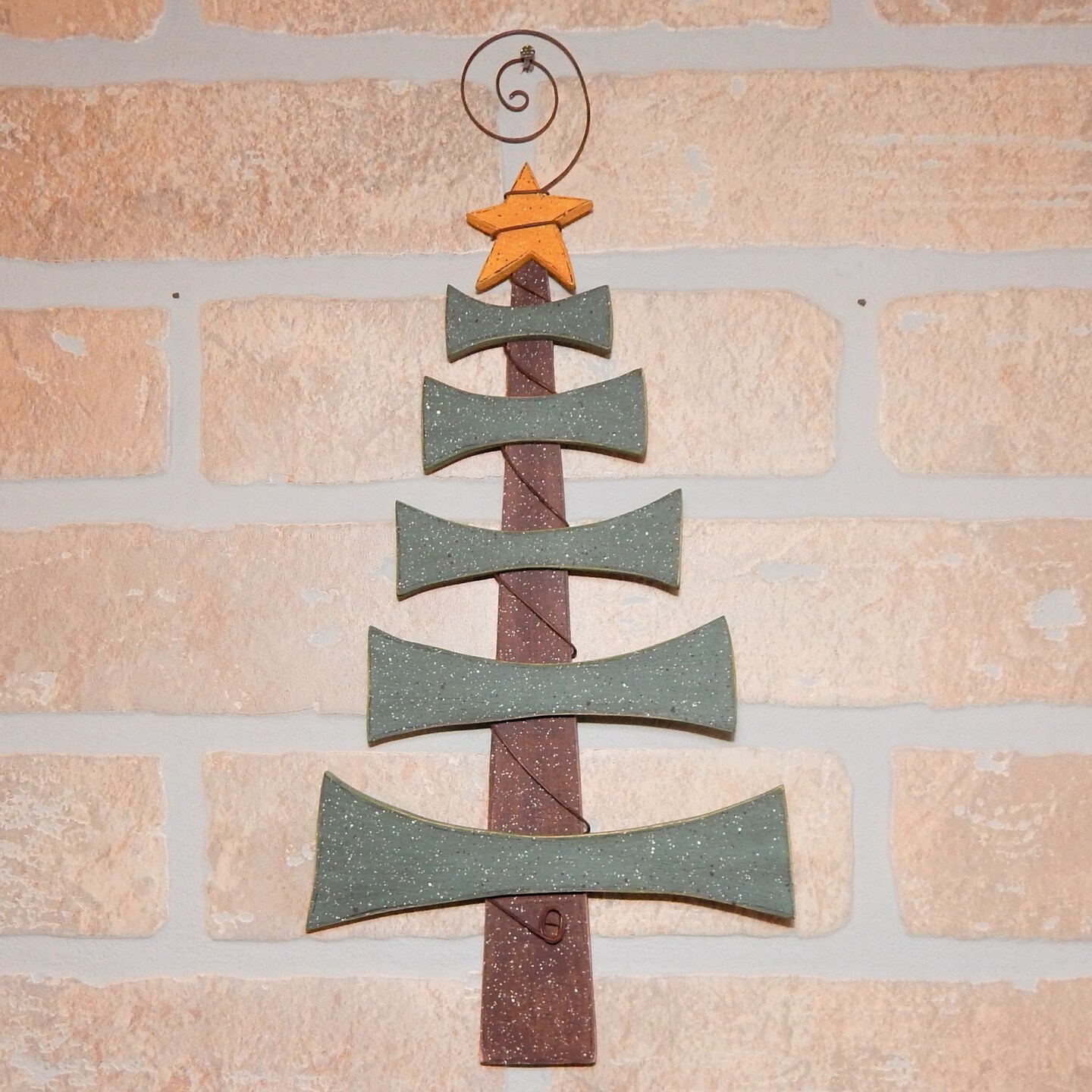 Farmhouse Christmas Decorations, Wood Christmas Tree Art, Woodland Pine ...