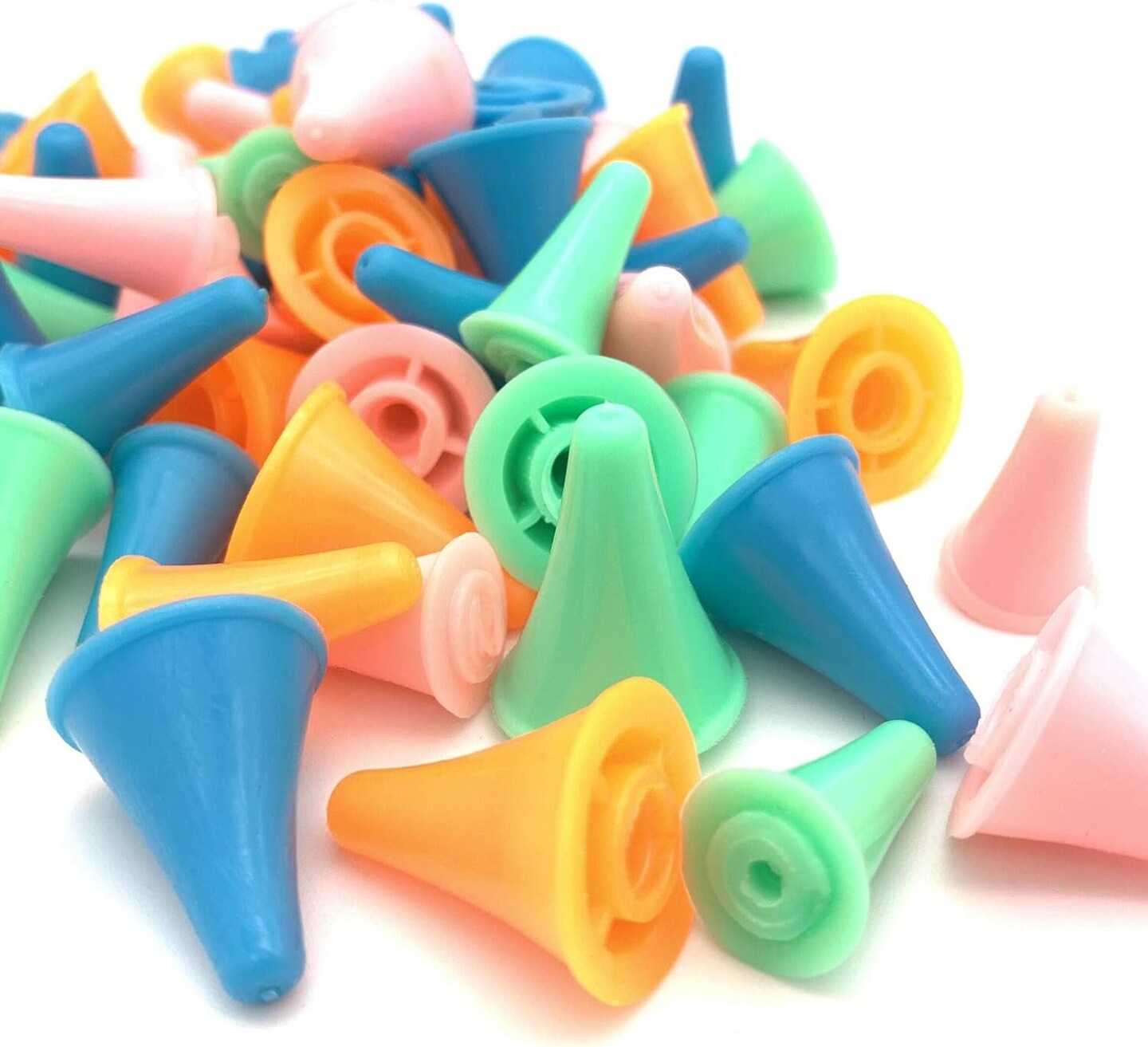 30 Pcs Colorful Knit Knitting Needles Point Protectors 2 Sizes Needle ...
