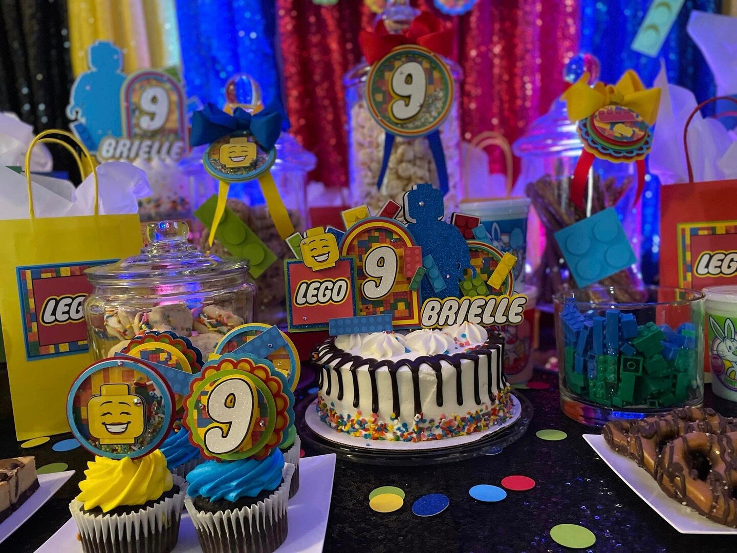 Lego Cake Topper and Party Package | MakerPlace by Michaels