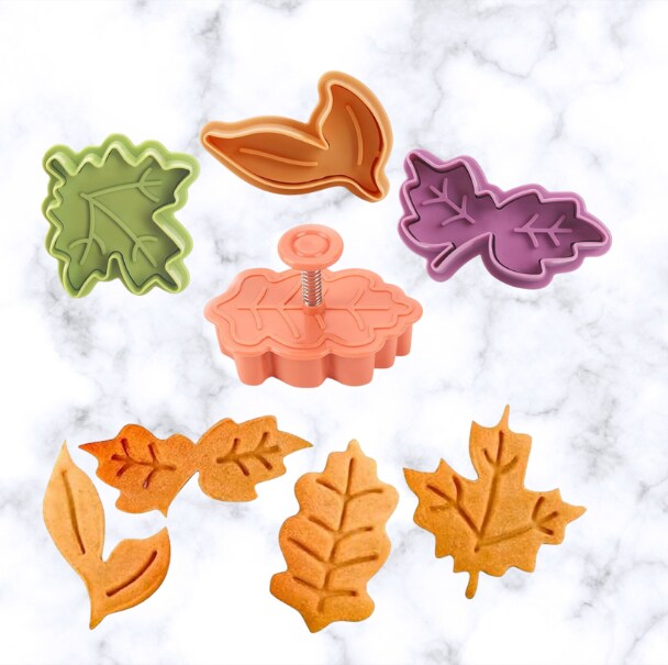 4 pc Leaf cookie PLUNGERS | Michaels