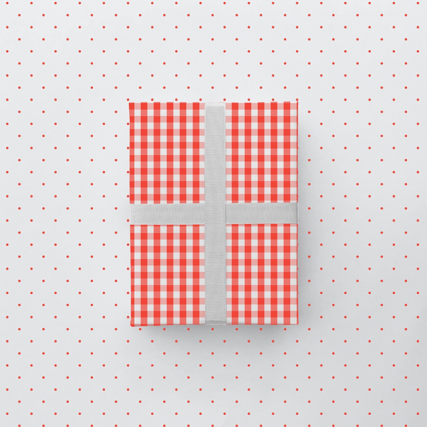 Vintage Red Gingham and Microdot Pattern | Michaels