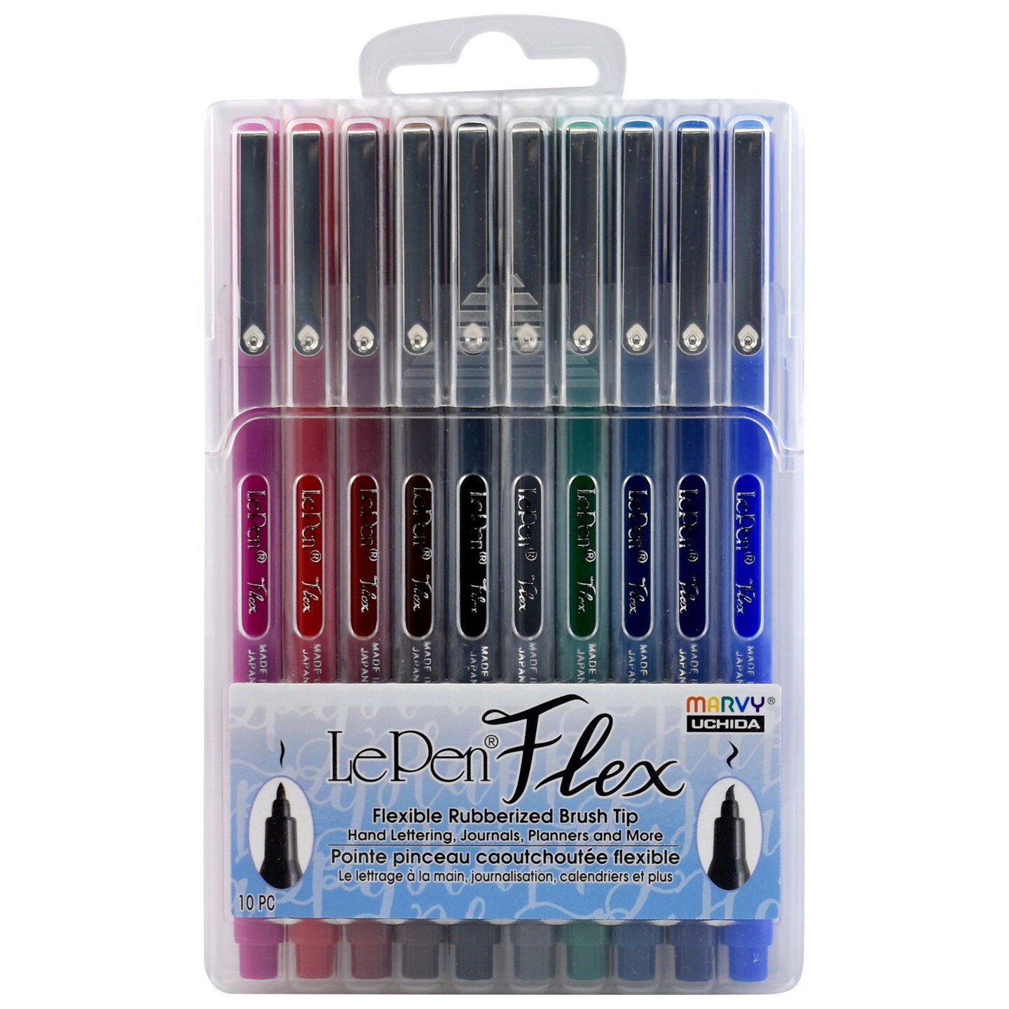 LePen® Flex Marker, Brush Tip, Primary, 10 Colors | Michaels