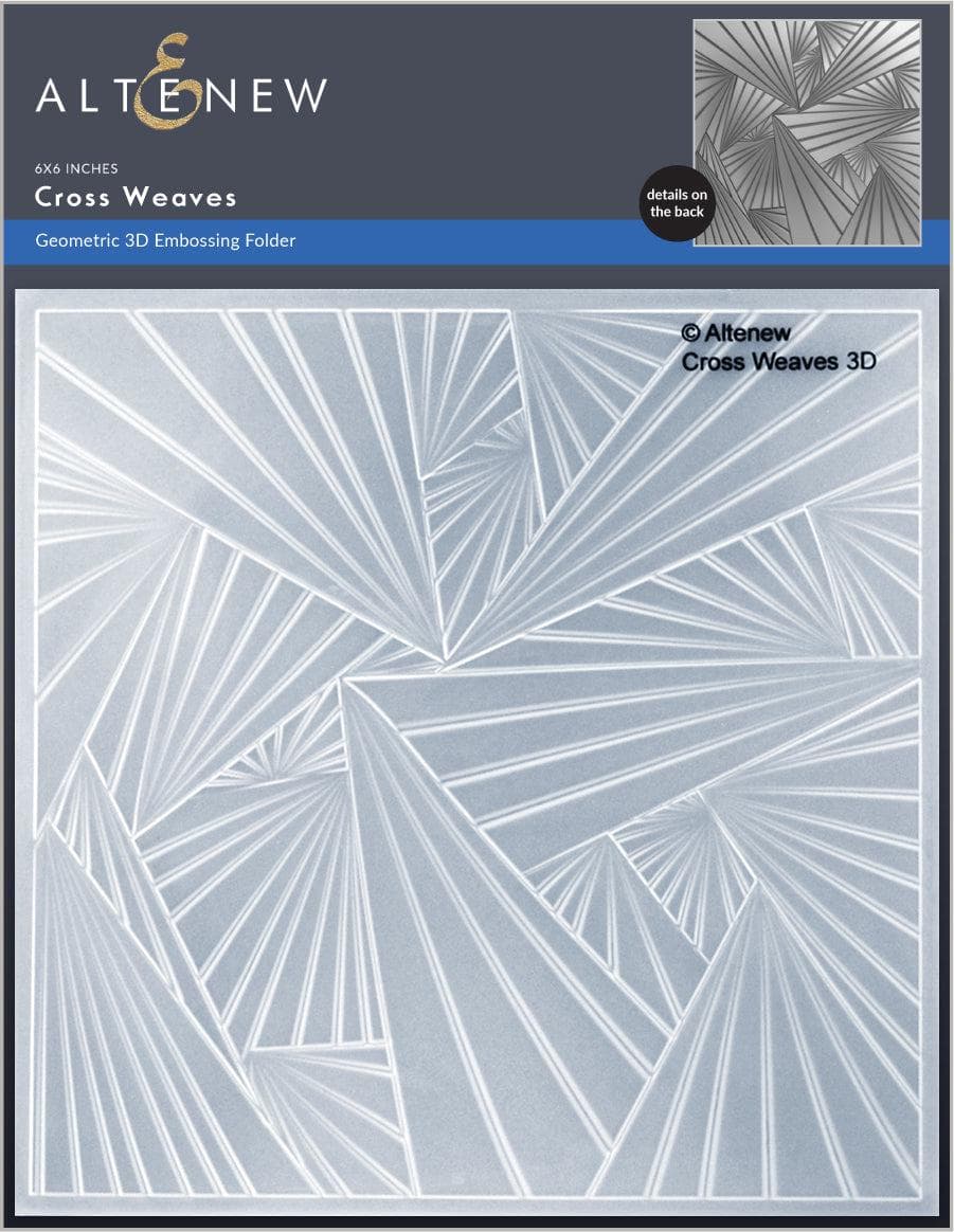 Cross Weaves 3D Embossing Folder | Michaels