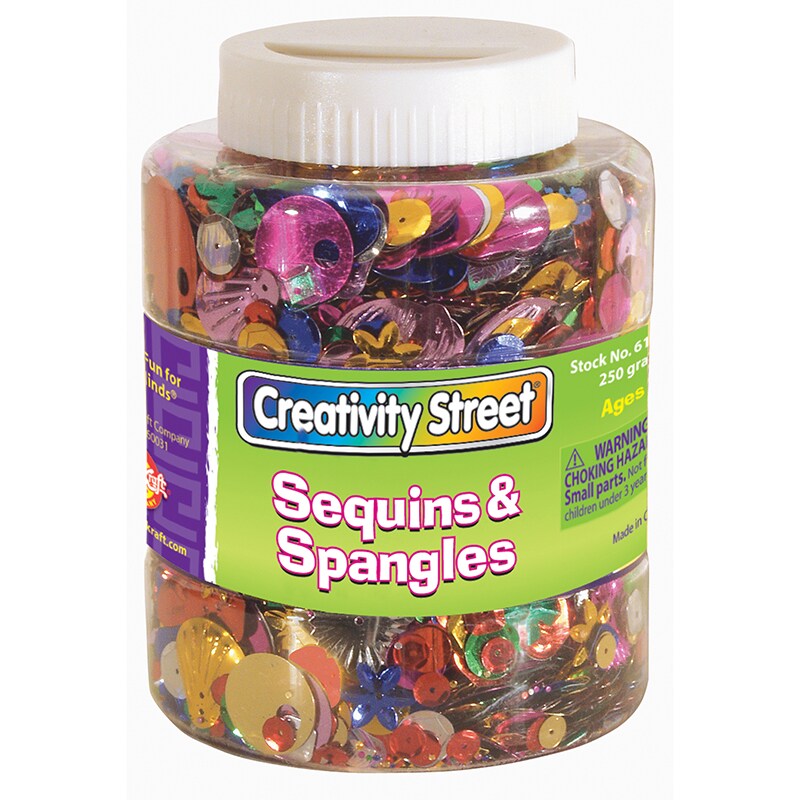 Sequins & Spangles Jar, Assorted Colors & Sizes, 230 grams | Michaels