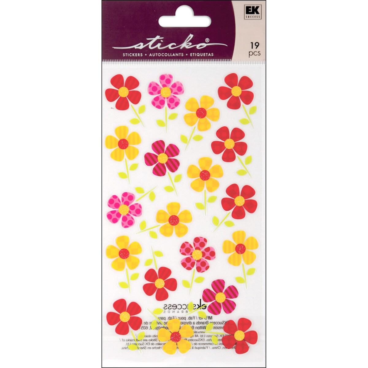 Sticko Stickers-Fun Flower Repeats | Michaels