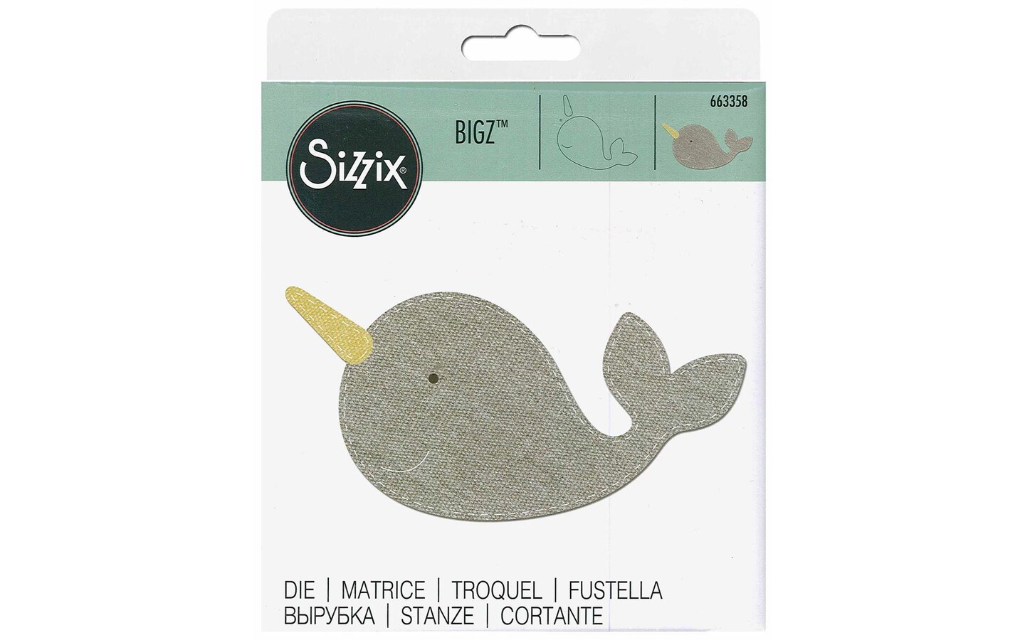 Sizzix JOgborn Bigz Die Narwhal | Michaels