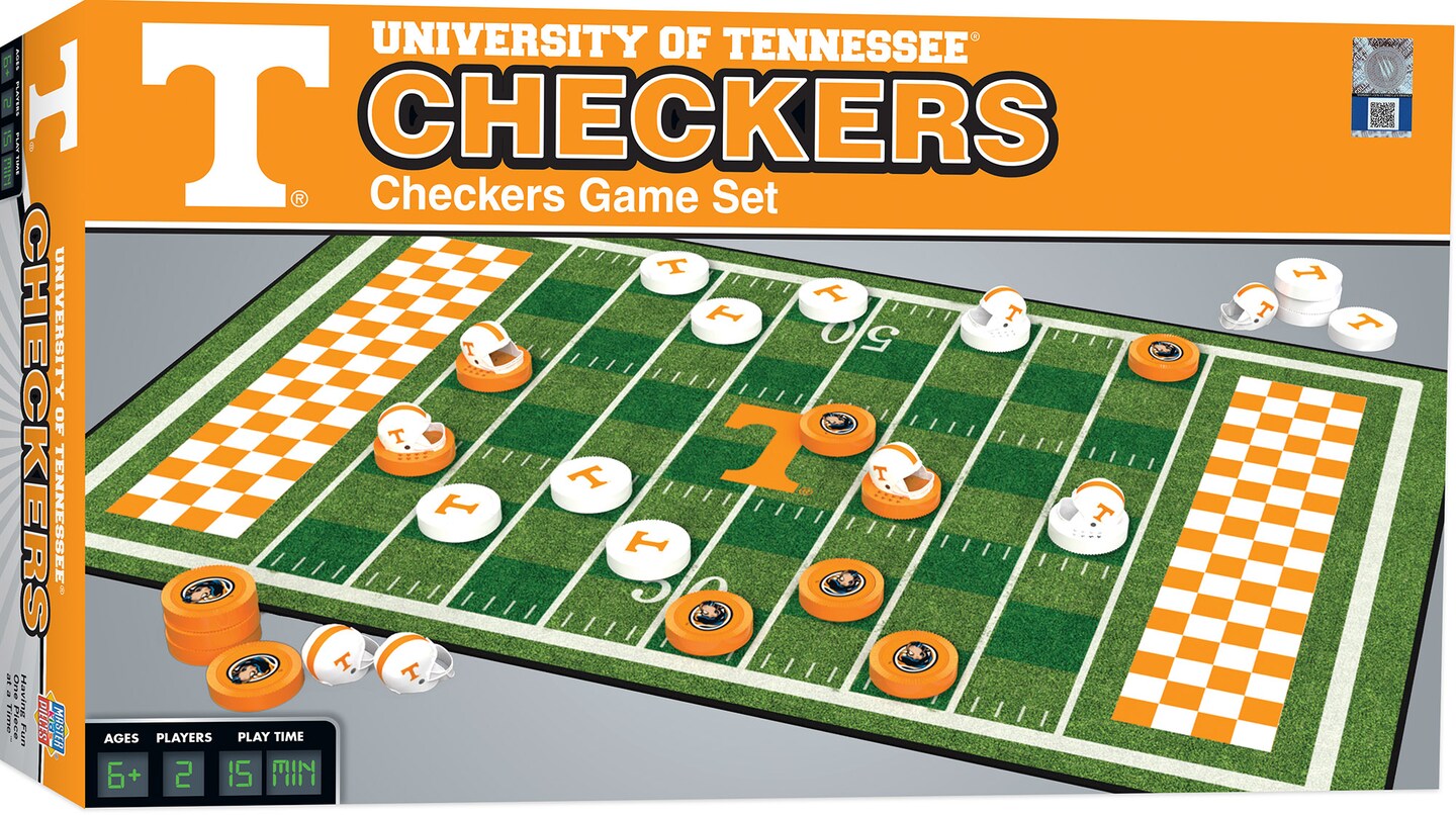 MasterPieces Officially licensed NCAA Tennessee Volunteers Checkers ...