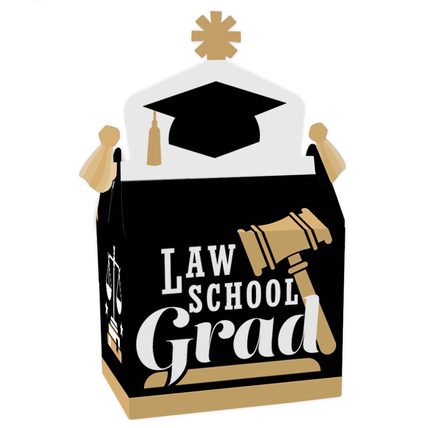 Big Dot of Happiness Law School Grad - Treat Box Party Favors - Future ...