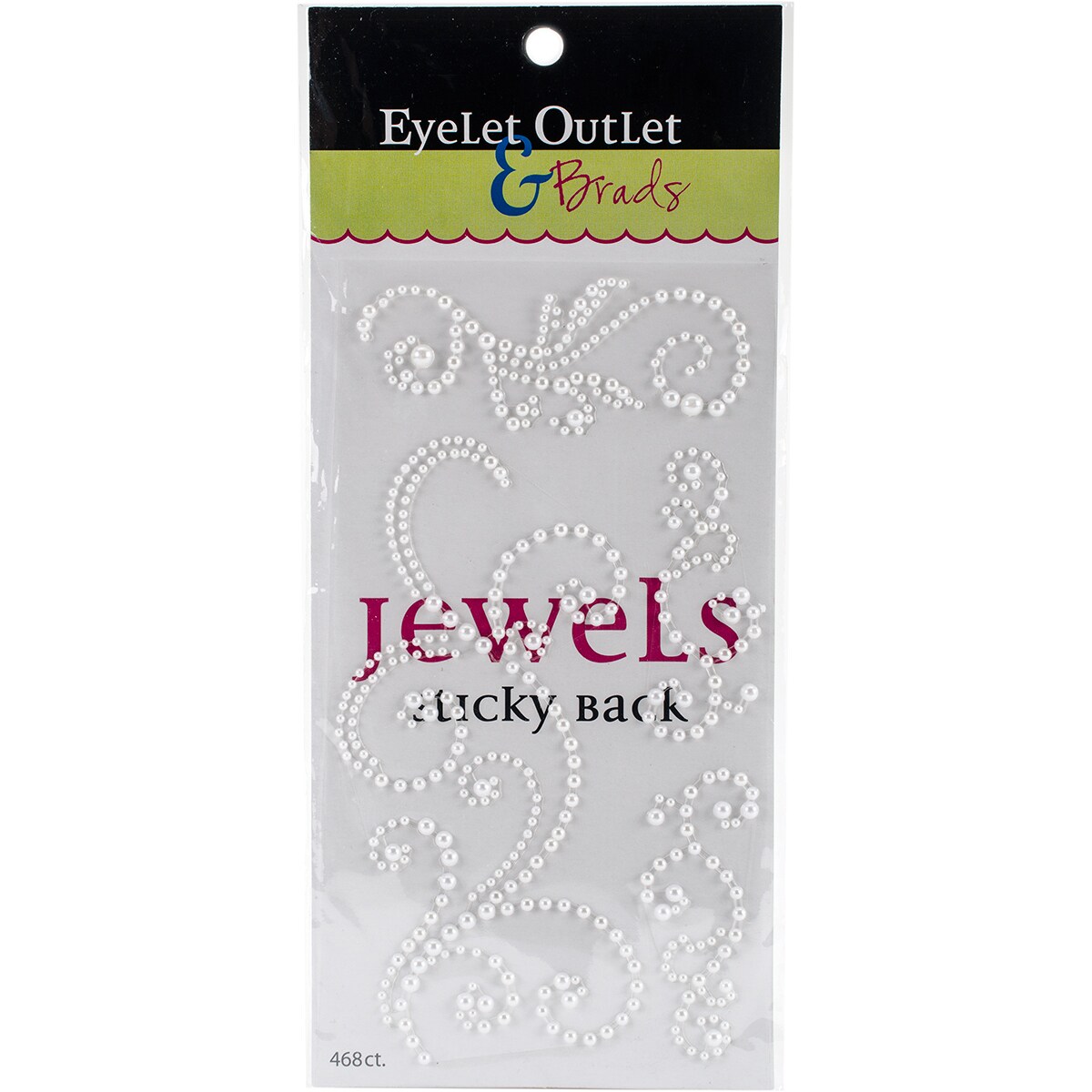 Eyelet Outlet Adhesive Pearl Swirls 468/Pkg | Michaels