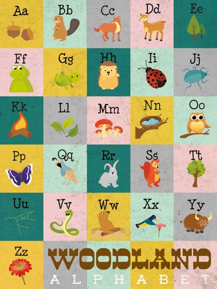 Woodland Alphabet Poster Print by Josefina - Item # VARPDX10239 | Michaels