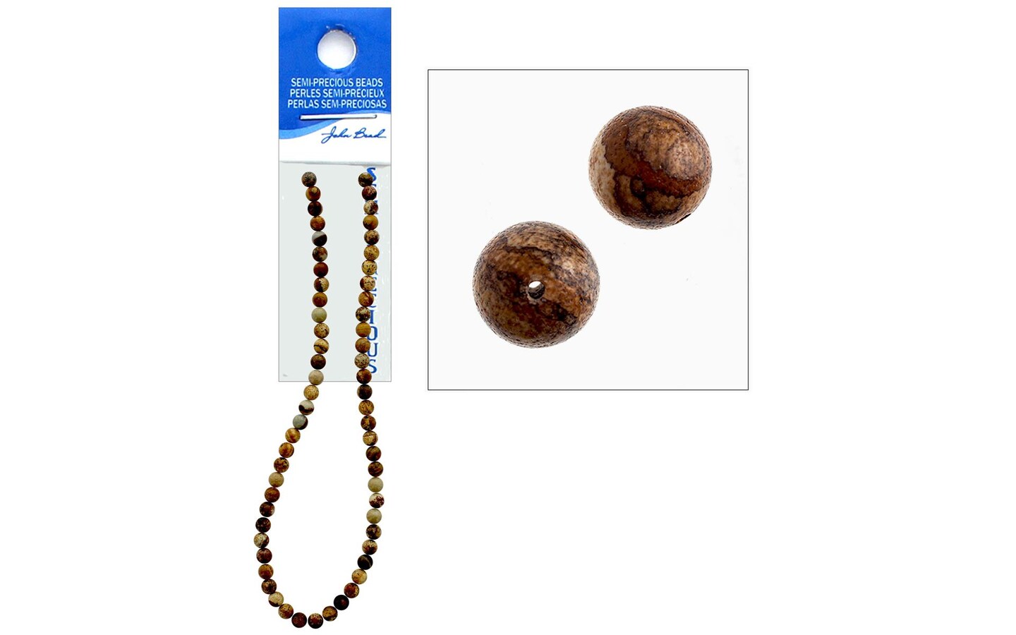 John Bead SP 16" Jasper 6mm Round Picture | Michaels
