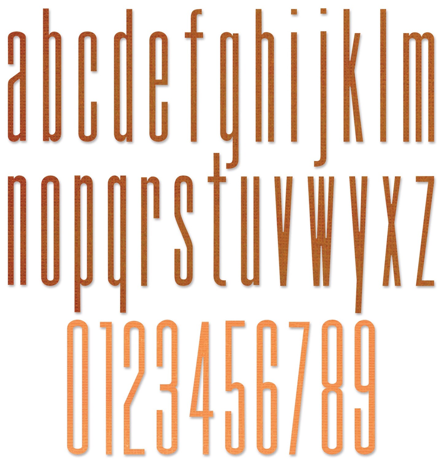 Sizzix Thinlits Dies By Tim Holtz 36/Pkg-Alphanumeric Stretch Lower & Numbers | Michaels