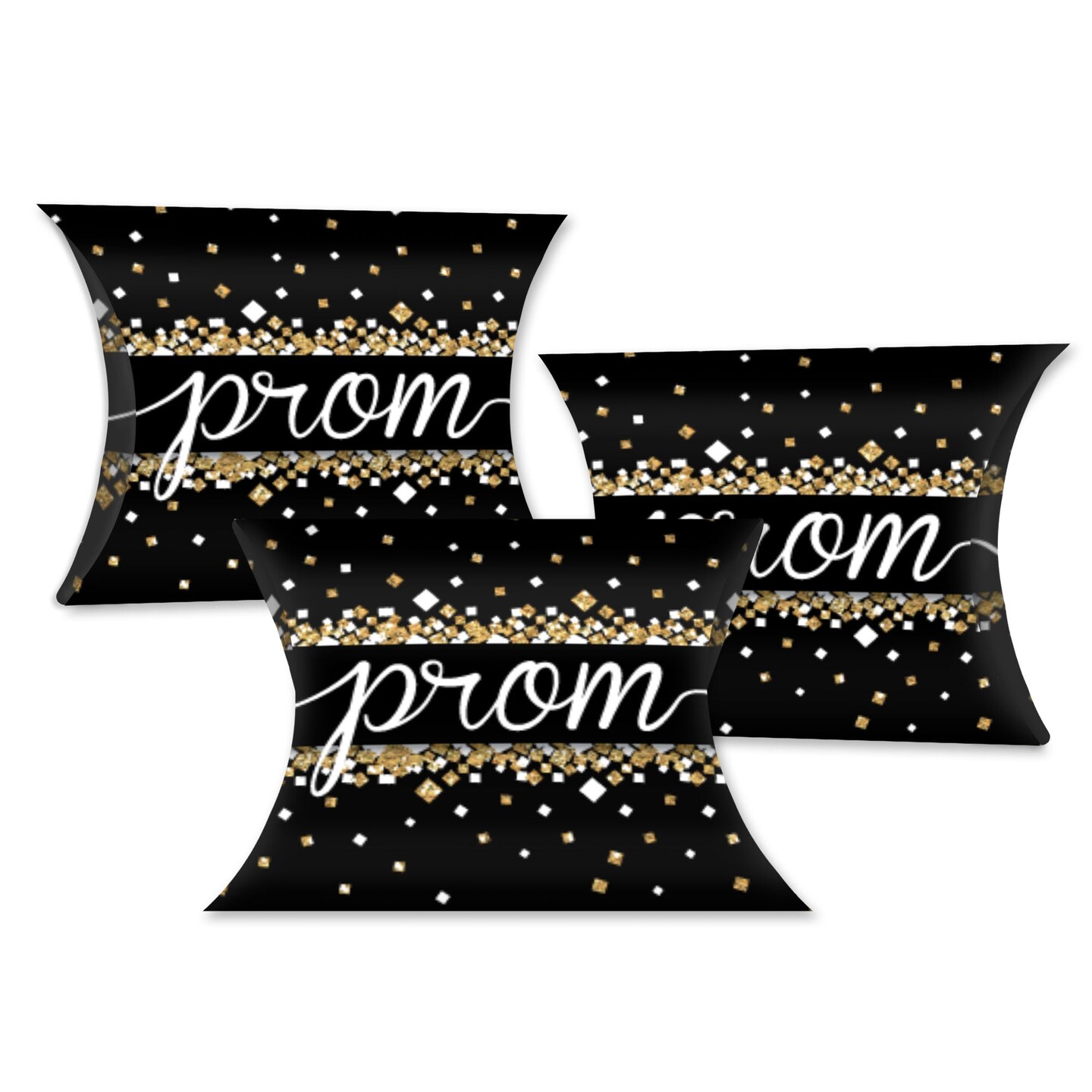 Big Dot of Happiness Prom - Favor Gift Boxes - Prom Night Party Petite ...