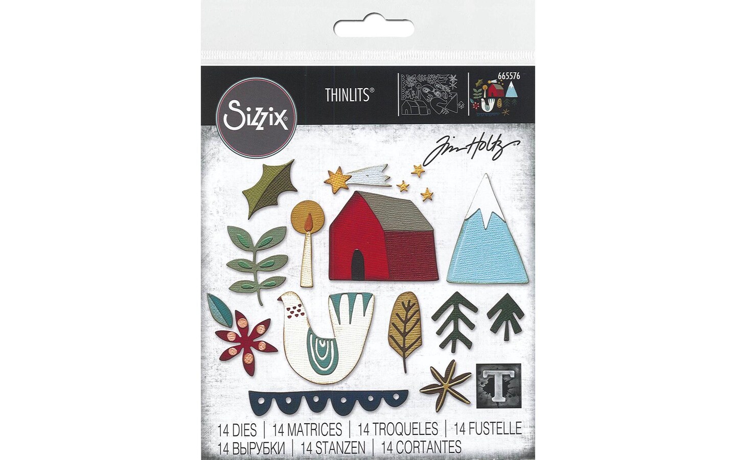 Sizzix THoltz Thinlits Die Funky Nordic | Michaels