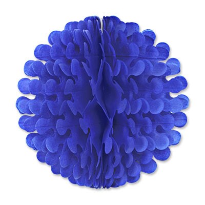 Blue Tissue Flutter Ball Decoration (9") | Michaels
