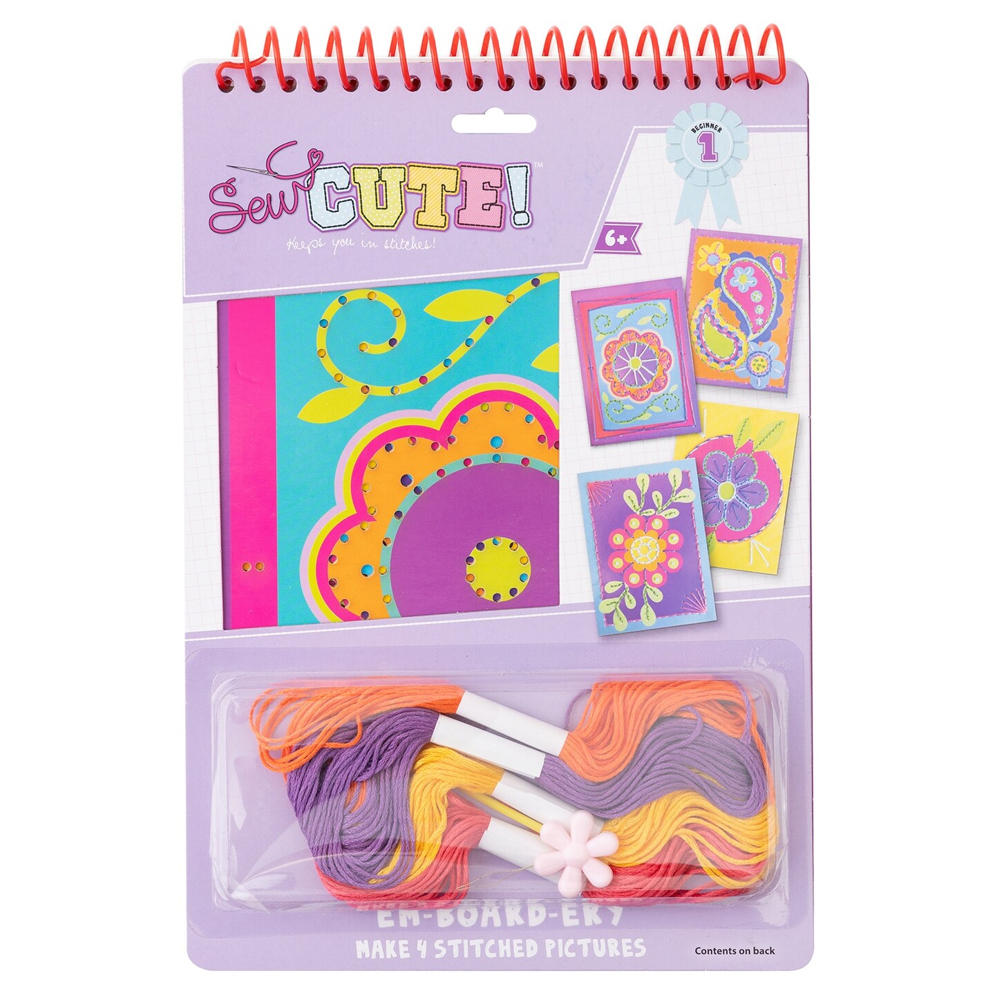 Colorbok Sew Cute! Em-Broad-Ery Kit-Flowers | Michaels