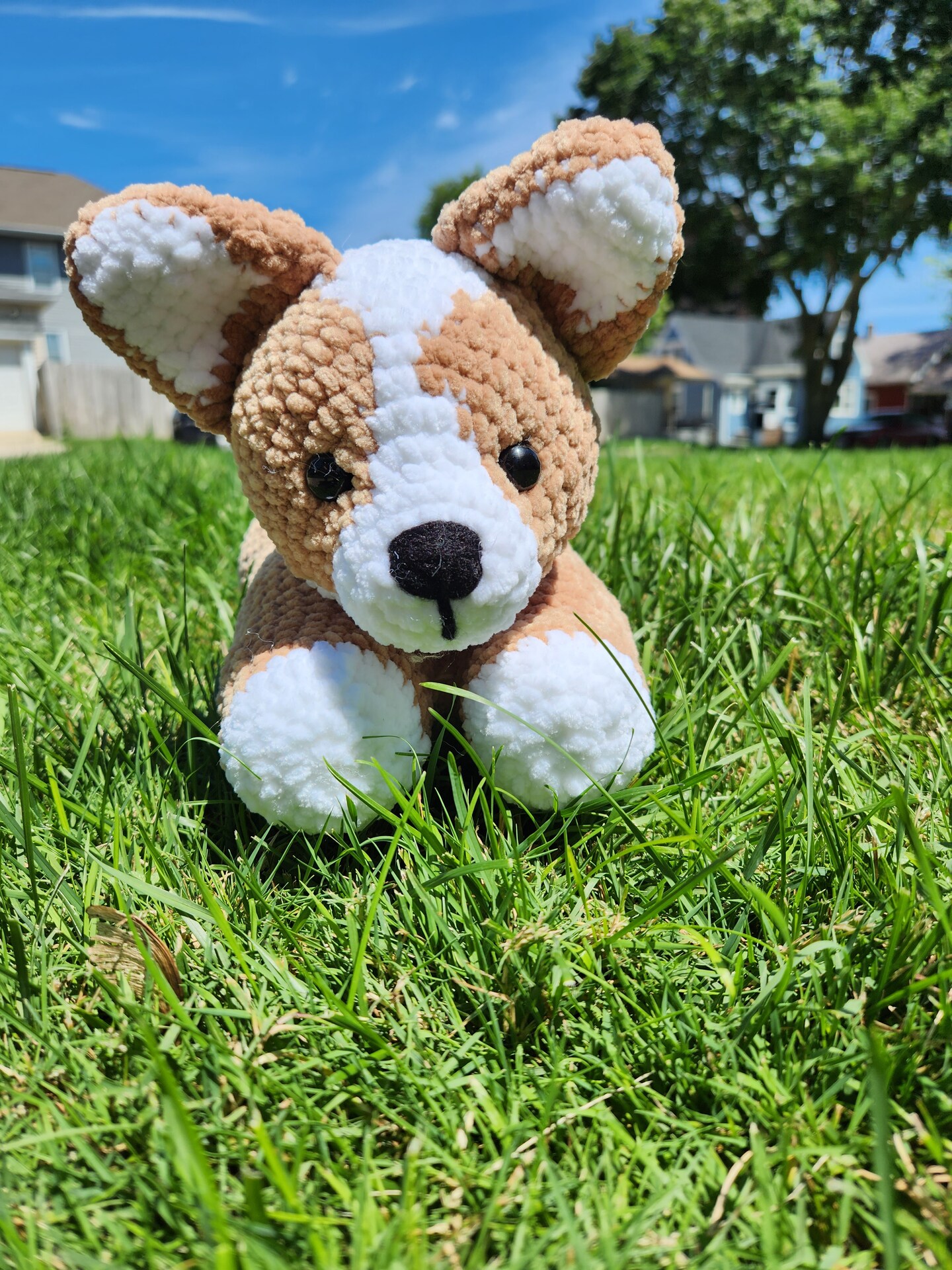 Corgi Stuffy - Crocheted | MakerPlace by Michaels