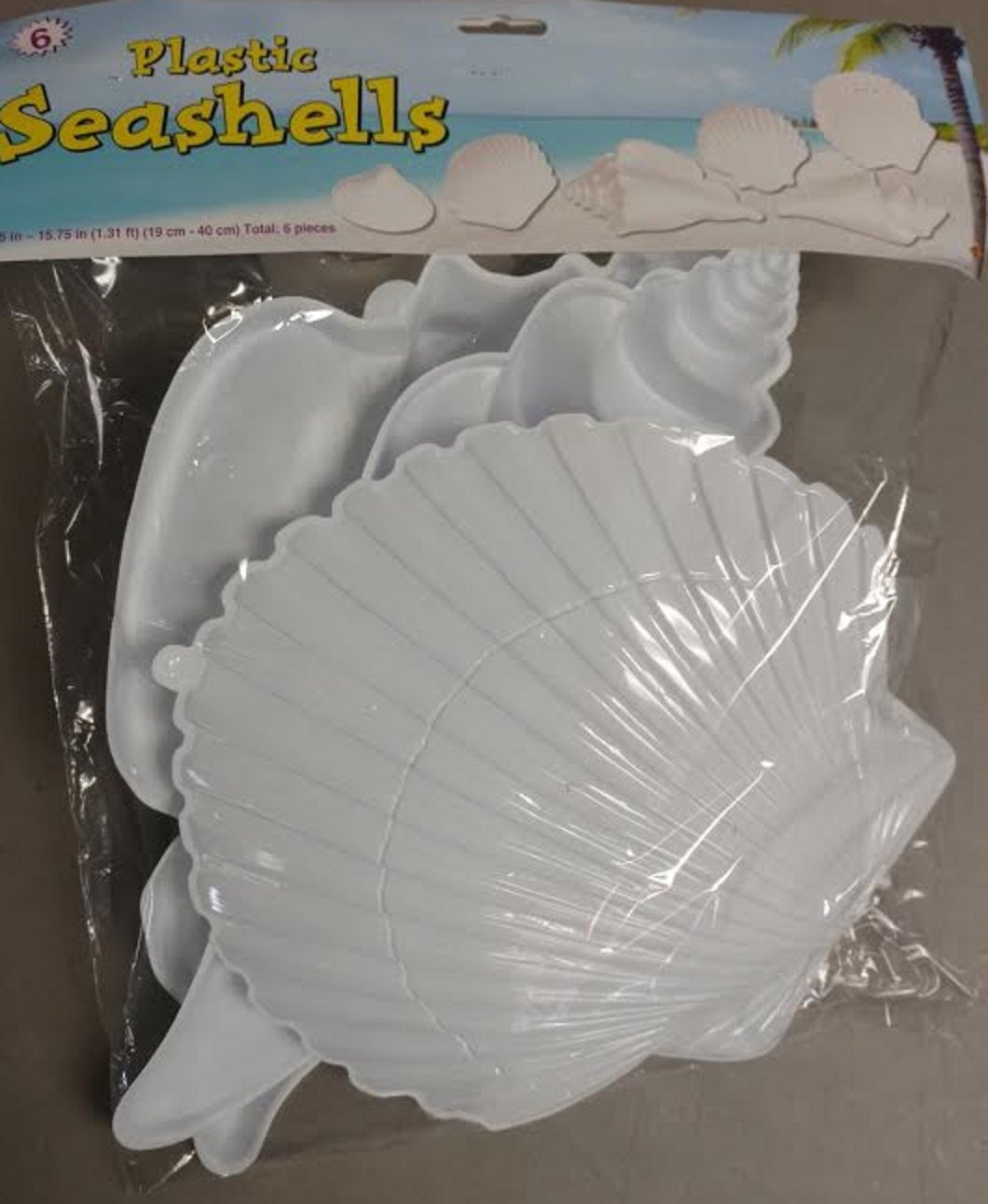 White Plastic Seashells | Michaels