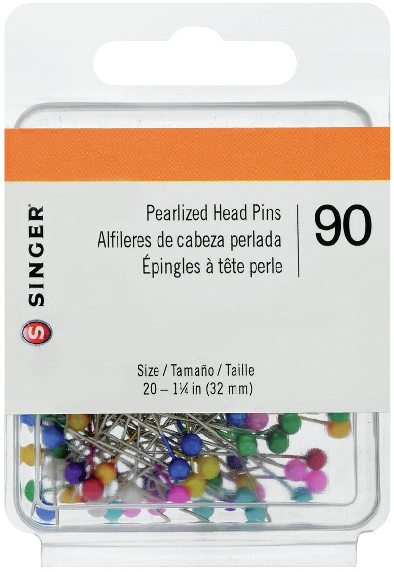 SINGER Pearlized Straight Pins-Size 20 90/Pkg | Michaels SINGER Pearlized Straight Pins-Size 20 90/Pkg | Michaels
