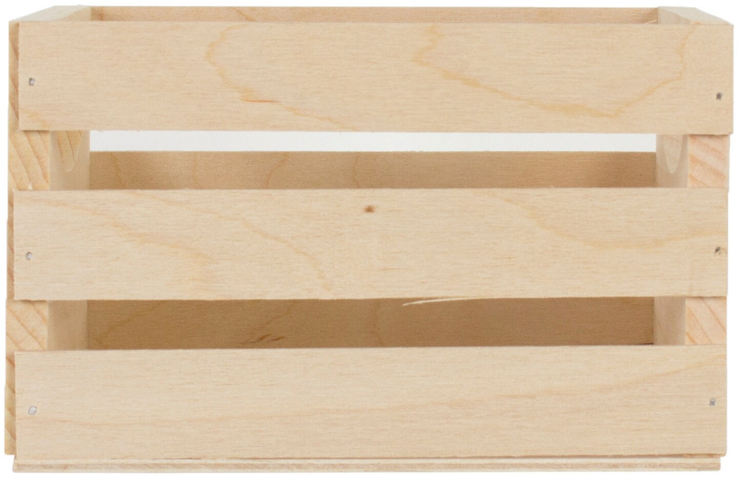 Walnut Hollow Mini Wooden Crate W/Handles-6.5"X5.3"X4.25" | Michaels