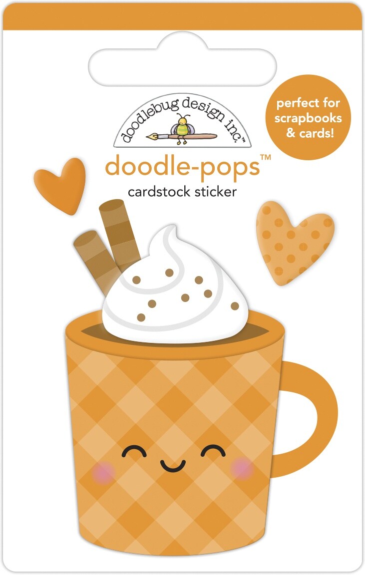 Doodlebug Doodle-Pops 3D Stickers-Pumpkin Spice | Michaels
