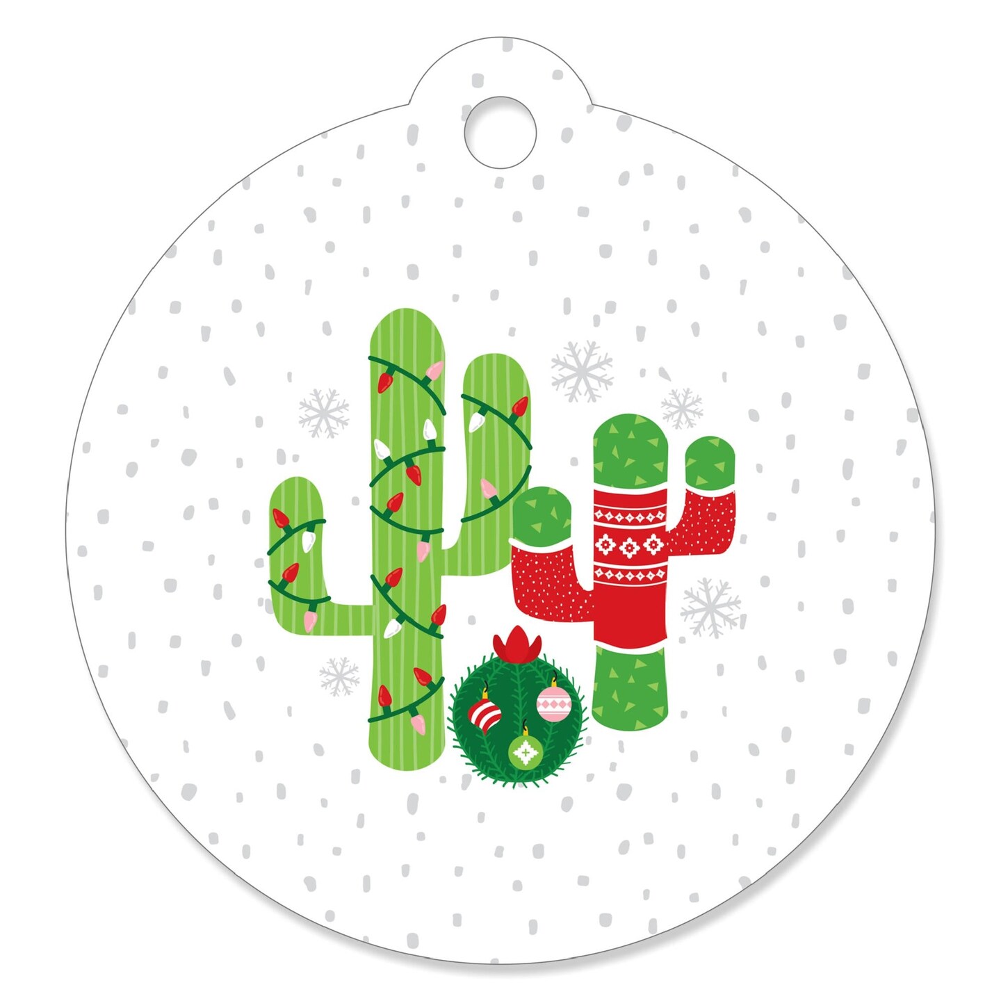 Big Dot of Happiness Merry Cactus - Christmas Cactus Party Favor Gift ...